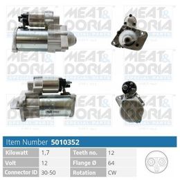 MEAT & DORIA MEAT & DORIA Starter 5010352 f&uuml;r NISSAN RENAULT