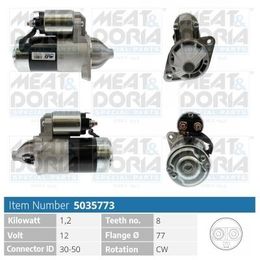 MEAT & DORIA MEAT & DORIA Starter 5035773 f&uuml;r KIA MAZDA MITSUBISHI