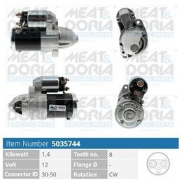 MEAT & DORIA MEAT & DORIA Starter 5035744 f&uuml;r Citro&euml;n/Peugeot MITSUBISHI