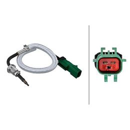 Hella Sensor, Abgastemperatur 6pt010376541 f&uuml;r Chrysler