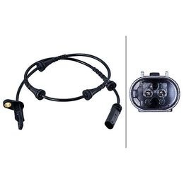 Hella Sensor, Raddrehzahl 6pu358216121 Hinterachse f&uuml;r BMW