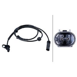 Hella Sensor, Raddrehzahl 6pu358216051 Vorderachse f&uuml;r BMW
