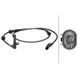 Hella Sensor, Raddrehzahl 6pu012679131 Vorderachse f&uuml;r Fiat