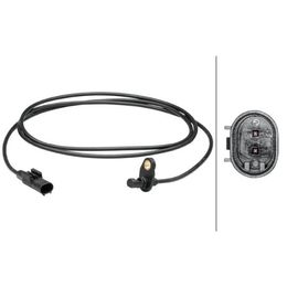 Hella Sensor, Raddrehzahl 6pu012679591 Hinterachse f&uuml;r Mercedes