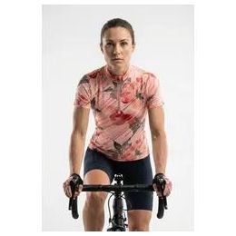 Radtrikot CMP, Damen, Gr. 48, coral, avocad, Obermaterial: 90% Polyester, 10% Elasthan. Futter: 98% Polyester, 2% Elasthan, Trikots, f&uuml;r Radsport, sportlicher Stil, f&uuml;r Erwachsene
