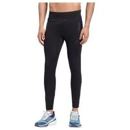 Lauftights Energetics "HE.-TIGHT STRIKER VI 1/1 M", Herren, Gr. L, N-Gr, schwarz, Obermaterial: 78% Polyester, 22% Elasthan, Hosen, mit DRY PLUS-Technologie, elastischer Bund mit Kordelzug