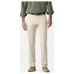 Chinos MEYER "Paris 1-5073", Damen, Gr. 50, Normalgr&ouml;&szlig;en, beige, 98% Baumwolle, 2% Elasthan, unifarben, regular fit lang, Hosen, mit buntem Innenfutter