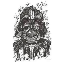 Bild Komar "Star Wars Darth Vader Drawing", bunt (farbe bild(er): bunt), B:50cm H:70cm, Holz, Papier, Bilder, Bild, Wandbild zur Dekoration im Kinderzimmer - ohne Rahmen