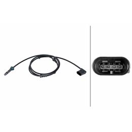 Hella Sensor, Raddrehzahl 6pu358216671 Vorderachse f&uuml;r Mercedes