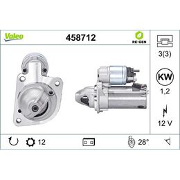 Valeo Starter REMANUFACTURED PREMIUM 458712 f&uuml;r Ford Volvo