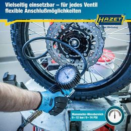 Hazet Druckluftreifenpr&uuml;fer/-f&uuml;ller 9041g1