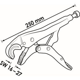 Vigor Feststellzange v3739