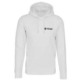 Kapuzenpullover YEAZ "Hoodie Salt (unisex) CUSHY", Herren, Gr. S, wei&szlig;, Obermaterial: 85% Baumwolle CO. 15% Polyester PES., Pullover Kapuzenpullover