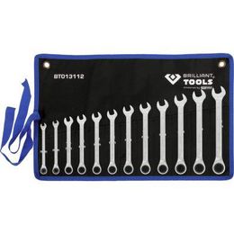 Brilliant Tools Ratschen-Ringschl&uuml;sselsatz Ratschenringschl&uuml;ssel-Satz, 12-tlg, 8 - 19 bt013112