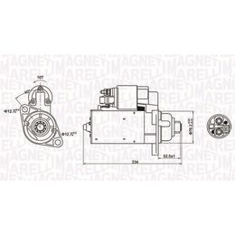 MAGNETI MARELLI Starter 063721200010 f&uuml;r VW