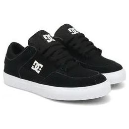 Sneaker DC Shoes "Onyx", Jungen, Gr. 6(37), schwarz, wei&szlig;, Obermaterial:58, 6% Leder, 32, 7% Synthetik, 8, 7% Microfaser;, Schuhe Sneaker