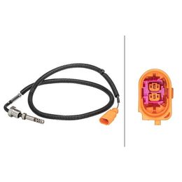 Hella Sensor, Abgastemperatur 6pt358181001 f&uuml;r Skoda