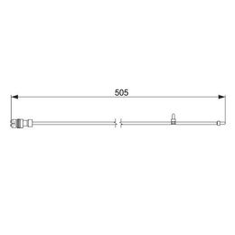 Bosch Bremsensatz, Scheibenbremse ijf140yvz4 Vorderachse bel&uuml;ftet 297mm 24mm f&uuml;r Porsche