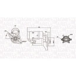 MAGNETI MARELLI Starter 063721089010 f&uuml;r TOYOTA