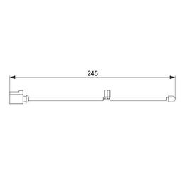 Bosch Bremsensatz, Scheibenbremse Bremsensatz-Hinterachse COATED DISC / STANDARD ijg5y0t9u1 Hinterachse bel&uuml;ftet 358mm 28mm f&uuml;r Audi Porsche VW