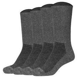 Kurzsocken Camano "Socken Organic Diabetic Socks 4P 4er Pack", Herren, Gr. 39-42, grau (dunkelgrau), Obermaterial: 74% Baumwolle CO. 24% Polyamid PA. 2% Elasthan EL., Socken