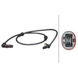 Hella Sensor, Raddrehzahl 6pu012679361 Vorderachse f&uuml;r Mercedes