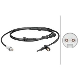 Hella Sensor, Raddrehzahl 6pu012679561 Hinterachse f&uuml;r Fiat