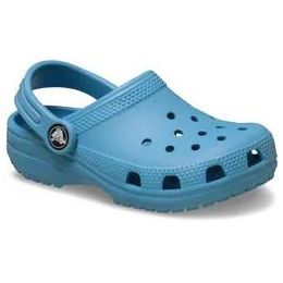 Clog Crocs "Classic Clog K", Jungen, Gr. 23, elite blau, CrosliteTM, unifarben, Schuhe Clog, Hausschuh, Schlappen, Strandschuh, Sandale mit Fersenriemen