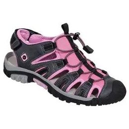 Sandale HI-TEC "Cove Sport", Damen, Gr. 38, grau (dunkelgrau, pink), Obermaterial: 100% Synthetik synthetic., Schuhe Sandale