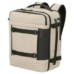 Reiserucksack Samsonite, Gr. B/H/T: 30cm x 40cm x 20cm, natur, Polyester, Rucks&auml;cke Reiserucksack, wasserabweisend