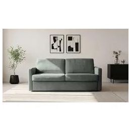 Schlafsofa Home Affaire "Goldpoint 162 cm, Dauerschl&auml;fer, Liegefl&auml;che 120/200cm", grau, B:162cm H:85cm T:100cm, 100% PES, Sofas, Schlafsofa, 2-Sitzer mit Dauerschl&auml;fer-Funktion, Bonell-Federkernmatratze