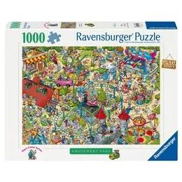Puzzle Ravensburger "Ray Nicholson: Amusement Park", bunt, Puzzles, KinderB:70cm H:50cm, Pappe, Motiv, Made in Germany, B:70cm H:50cm