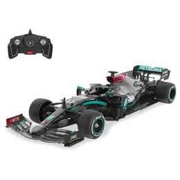 RC-Auto Jamara "Mercedes-AMG F1 W11 EQ Performance 1:18, 2,4 GHz", schwarz, Fernlenkfahrzeuge, KinderB:11,8cm H:6,1cm T:31,7cm, Kunststoff, offiziell lizenziert, B:11,8cm H:6,1cm T:31,7cm