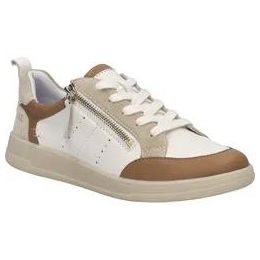 Sneaker Josef Seibel "Jade 05, camel-multi", Damen, Gr. 37, braun (camel, multi), Obermaterial: 100% Rindsleder Leather cow., Schuhe Sneaker