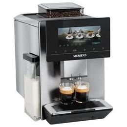 Siemens Kaffeevollautomat "TQ923E43", edelstahl, B:31,5cm H:39,2cm T:47cm, Kaffeevollautomaten, farbiges 6.8'' TFT-Display, individuelle Aromaeinstellung, Edelstahl, Kaffeevollautomat