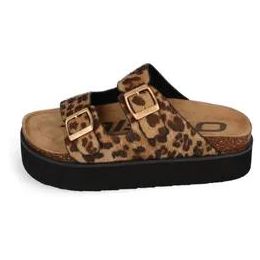 O`Neill Sandale O'NEILL "SANDY PLATFORM SLIDER WOMEN LOW", Herren, Gr. 40, leopard, Synthetik, Schuhe Sandale