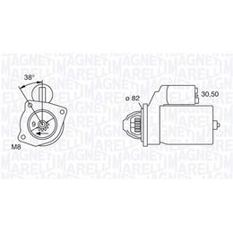 MAGNETI MARELLI Starter 063114014010 f&uuml;r Fiat Iveco Peugeot