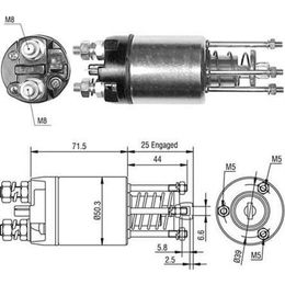 MAGNETI MARELLI Magnetschalter, Starter 940113050460 f&uuml;r Fiat