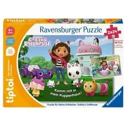 Puzzle Ravensburger "tiptoi Gabby&rsquo;s Dollhouse", bunt, Puzzles, KinderB:26cm H:18,1cm, Motiv, Made in Europe, B:26cm H:18,1cm