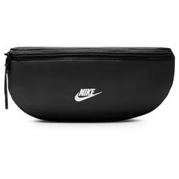 Sporttasche Nike "NK HERITAGE S WAISTPACK 2.0", schwarz, schwarz, wei&szlig;, Obermaterial: 100% Polyester, Taschen Sporttasche, sportlicher Stil, f&uuml;r Training und Freizeit, aus Polyester