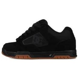 Sneaker DC Shoes "DC COILER", Herren, Gr. 43, schwarz, gum, Leder, Synthetik, Schuhe Sneaker