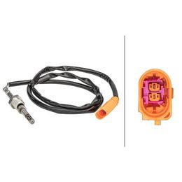 Hella Sensor, Abgastemperatur 6pt358181121 f&uuml;r VW
