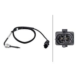 Hella Sensor, Abgastemperatur 6pt358181861 f&uuml;r Iveco