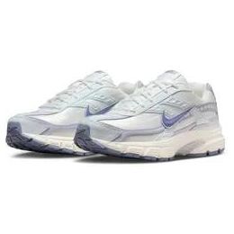 Sneaker Nike SPORTSWEAR "Initiator", Herren, Gr. 42, summit wei&szlig;, world indigo, pure platinum, Leder, Textil, Schuhe Sneaker, inspiriert vom Design des Nike P-6000