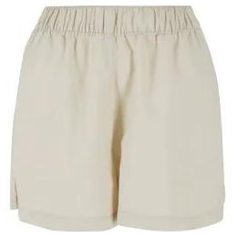 Shorts Urban Classics "Urban Classics Damen Ladies Linen Mixed Boxer Shorts", Damen, Gr. 3XL, US-Gr&ouml;&szlig;en, softseagrass, 55% Leinen, 45% Baumwolle, unifarben, relaxed fit, Hosen Shorts