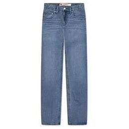 Levi's Stretch-Jeans LEVI'S KIDS "LVB 511 ECO SOFT PERFORMANCE J", Kinder, Gr. 6 (116), N-Gr, blau (basil sky without destruction), Denim/Jeans, Obermaterial: 69% Baumwolle, 30% Polyester, 1% Elasthan, unifarben, slim fit lang, Jeans, for BOYS