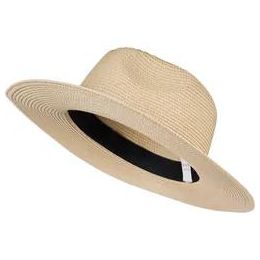 Sonnenhut styleBREAKER "Panama Strohhut - Knautschhut", Damen, beige, Obermaterial: 100% Papierstroh PAS., Modisch, H&uuml;te
