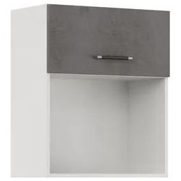 Klapph&auml;ngeschrank IMPULS K&Uuml;CHEN "Prag", in vier Breiten, H&ouml;he: 72,3 cm", grau (beton, optik schiefer dunkelgrau), B:60cm H:72,3cm T:34,2cm, Dekorfolie, Holzwerkstoff, Schr&auml;nke, vormontiert, mit Klappt&uuml;r und offener Nische