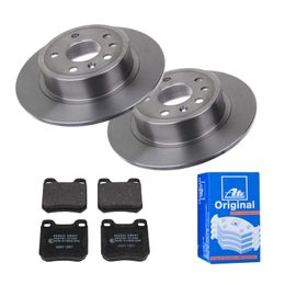 ATE Bremsensatz ijf141dsk3 Hinterachse voll 286mm 10mm f&uuml;r Vaughall Opel SAAB