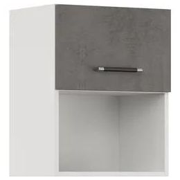 Klapph&auml;ngeschrank IMPULS K&Uuml;CHEN "Prag", in vier Breiten, H&ouml;he: 57,9 cm", grau (beton, optik schiefer dunkelgrau), B:45cm H:57,9cm T:34,2cm, Dekorfolie, Holzwerkstoff, Schr&auml;nke, vormontiert, mit Klappt&uuml;r und offener Nische